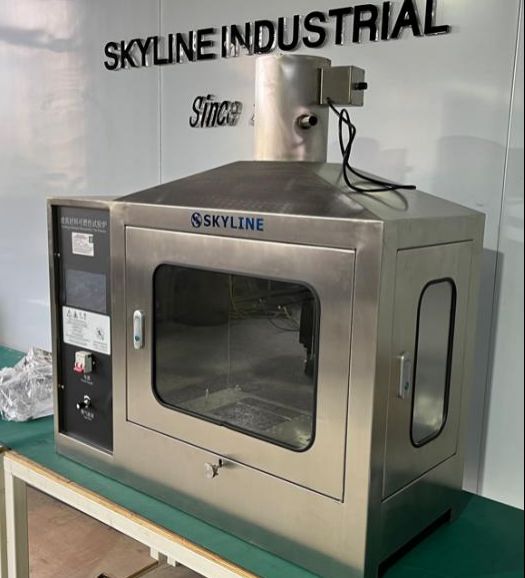 Single Flame Source Test Ignitability Tester EN ISO 11925-2/DIN 53438 ...
